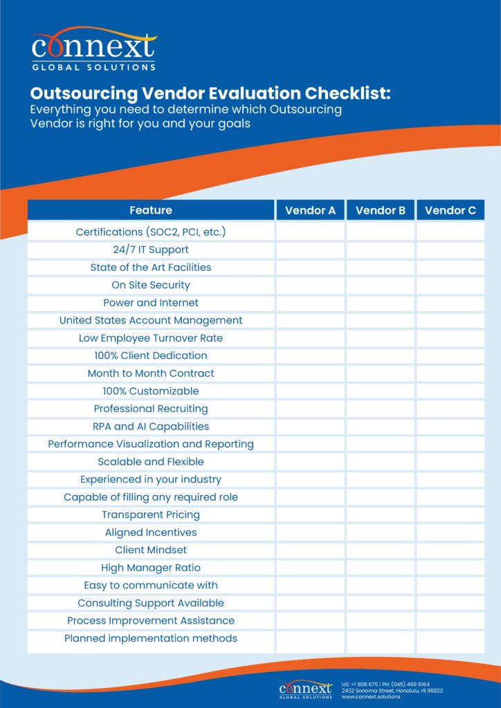 Getting Started with Outsourcing | Connext Guide